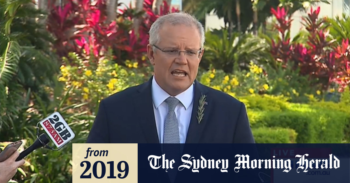 Video Scott Morrison Responds To Planned Anzac Attack Arrest